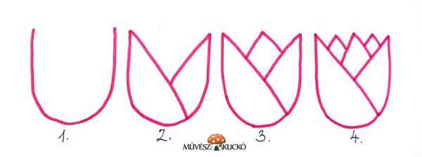 Tulipán rajz – szépet rajzolni lehet egyszerű is! - Szárnyaló KÉPességek